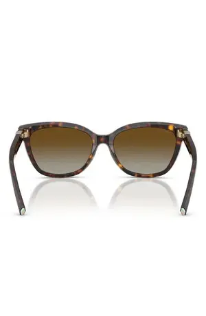 Tiffany & Co. 55mm Polarized Gradient Cat Eye Sunglasses