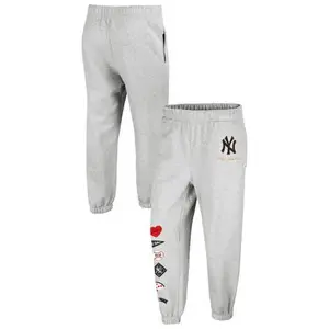 STONEY CLOVER LANE X '47 47 X Stoney Clover Lane New York Yankees Venice Jogger Pants - Heather Gray
