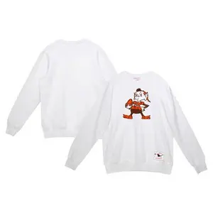 Mitchell & Ness Cleveland Browns Basic Fleece Crewneck Sweatshirt