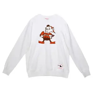Mitchell & Ness Cleveland Browns Basic Fleece Crewneck Sweatshirt