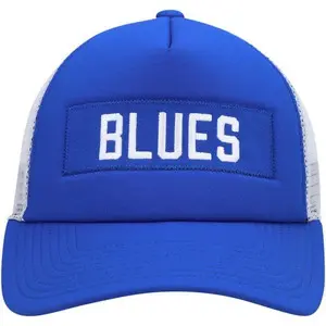 Adidas White St. Louis S Team Plate Trucker Snapback Hat