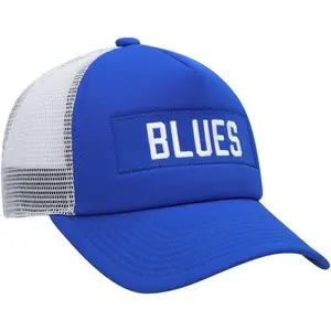 Adidas White St. Louis S Team Plate Trucker Snapback Hat