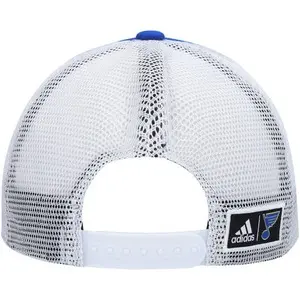Adidas White St. Louis S Team Plate Trucker Snapback Hat