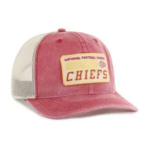 '47 47 Kansas City Chiefs Canteen Relaxed Trucker Adjustable Hat - Red
