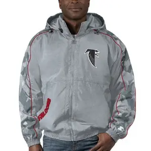 STARTER Atlanta Falcons Thursday Night Gridiron Throwback Full-zip Jacket