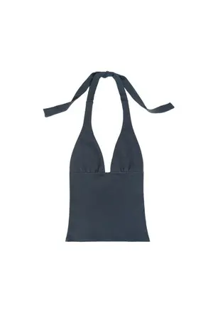 ODDLI Halter Top - Navy