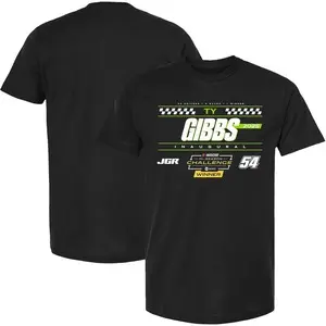 CHECKERED FLAG Sports Ty Gibbs 2025 Nascar Cup Series In-season Challenge Winner T-shirt - Black