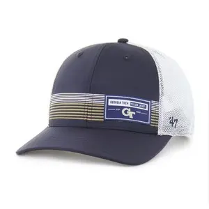 '47 Georgia Tech Yellow Jackets Rangefinder Brrr Trucker Adjustable Hat - Navy