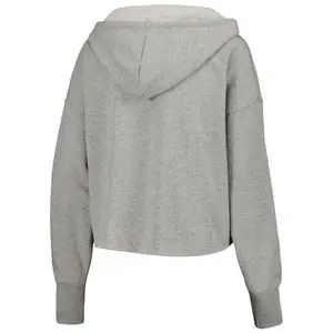 ZOOZATZ Wisconsin Badgers Swirl Cropped Pullover Hoodie