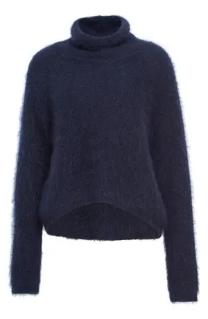 Eleventy Mohair & Silk Turtleneck Sweater
