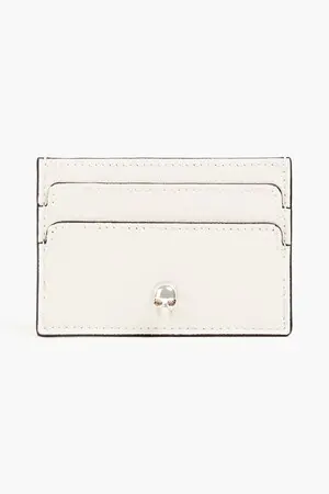 Alexander McQueen Skull Pebbledleather Cardholder