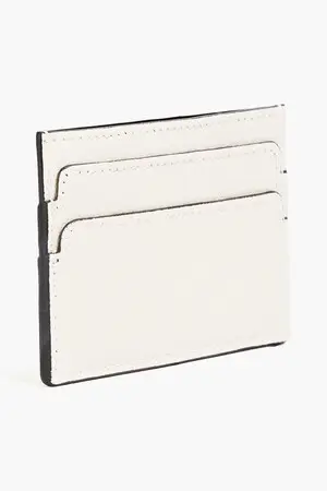 Alexander McQueen Skull Pebbledleather Cardholder
