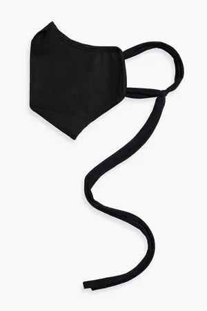 Rick Owens Cottonpoplin Face Mask - Black