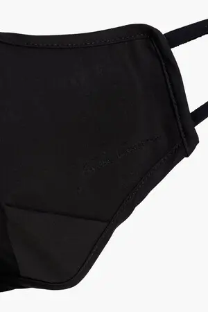 Rick Owens Cottonpoplin Face Mask - Black