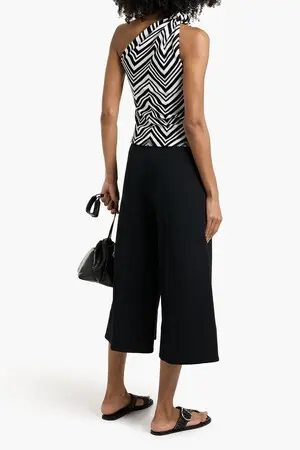 Missoni Oneshoulder Crochetknit Cottonblend Top