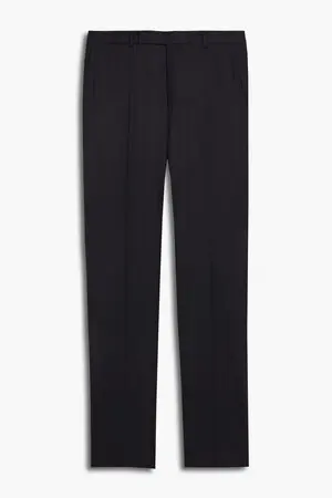 Zegna Straightleg Wool Pants - Black