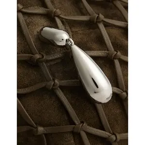 Savette Macrame Suede And Leather Pouch