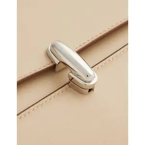 Savette Symmetry Trapeze Shoulder Bag - Bone