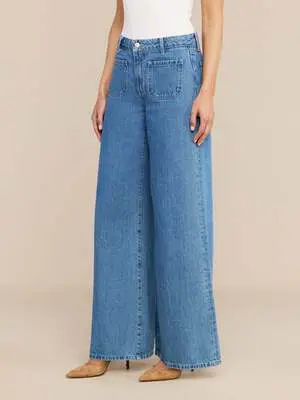 L'Agence Delcan Wide-leg Jeans