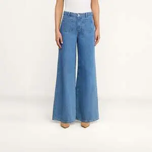 L'AGENCE Delcan Wide-leg Jeans - Solvera