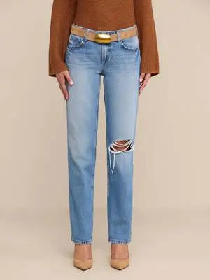 L'Agence Armida Low-rise Slouch Jean - Solvang Destruct