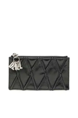 DIESEL® Card Holder In Quilted Naplak Leather
