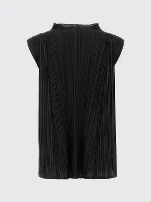 Issey Miyake Sleeveless Crewneck Top
