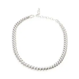 David Yurman Sterling Silver Sculpted Cable Necklace