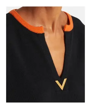 Valentino Garavani Vgold Virgin Wool Sweater