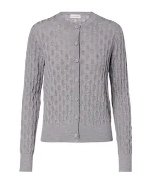 Dries Van Noten Wool Cardigan - Gray