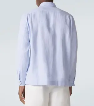 Brunello Cucinelli Linen And Cotton-blend Shirt