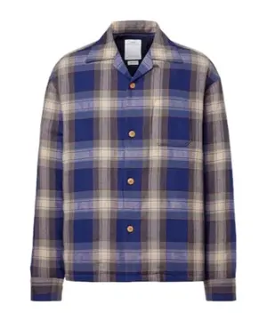 Visvim Keesey Wool And Linen Down Overshirt - Gray