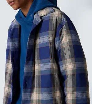 Visvim Keesey Wool And Linen Down Overshirt