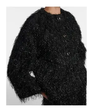 Erdem Lurex Fil Coupé Button Casual Jacket