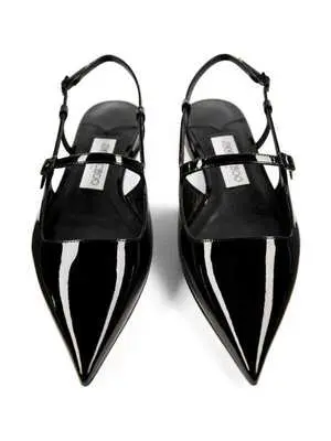 JIMMY CHOO Pointed-toe Flat Sandals