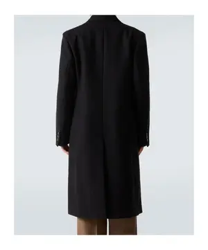 Dries Van Noten Floral Double-breasted Wool Coat