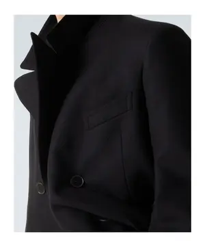 Dries Van Noten Floral Double-breasted Wool Coat