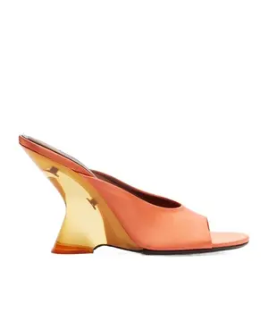 Dries Van Noten Open-toe Wedge Sandals - Multicolor