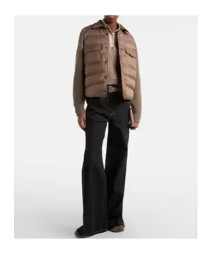 Brunello Cucinelli Wool, Cashmere, And Silk Down Jacket