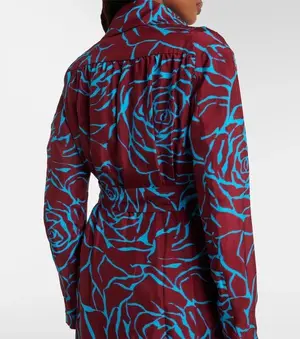 Dries Van Noten Printed Twill Coat