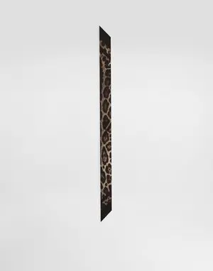 Dolce & Gabbana Dolce Gabbana Leopard Printed Scarf