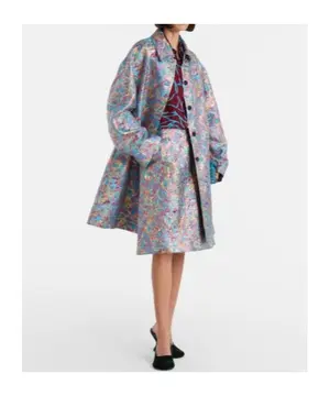 Dries Van Noten Brocade Midi Skirt