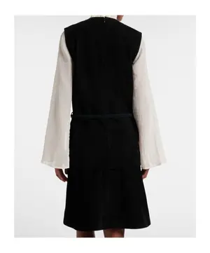 TOTEME Belted Suede Minidress