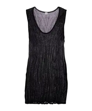 TOTEME Knitted Top - Black