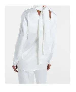 TOTEME Draped Satin Blouse