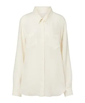 Dries Van Noten Oversized Ramie Shirt - White
