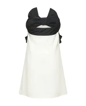 Red Valentino Bow-tie Tube Top Dress
