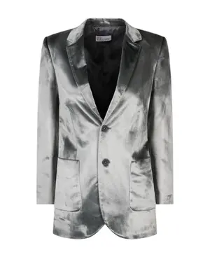 Red Valentino Single-breasted Blazer - Gray