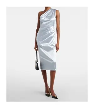 Dolce & Gabbana Satin Midi Dress