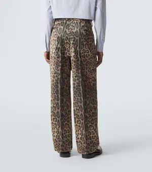 Dolce & Gabbana Cotton-blend Straight Pants